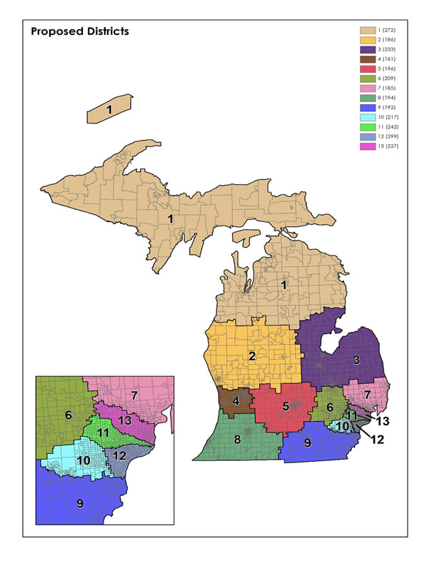 Michigan Redistricting Plan 2021 | Encore Data