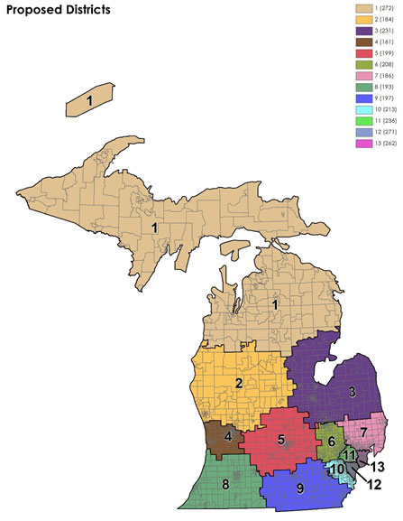 Michigan Redistricting Plan 2021 | Encore Data